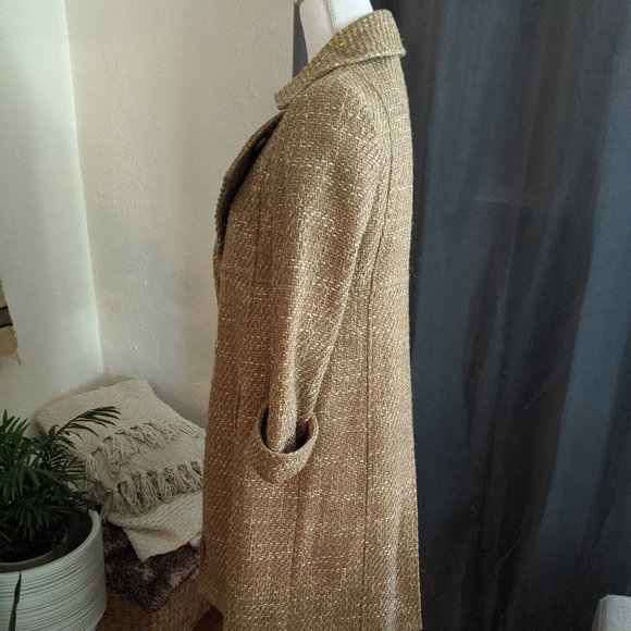 Mossimo Supply Co. | Jackets & Coats | Mossimo Wool Blend Gold Coat ...